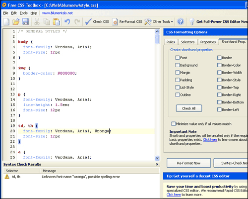 14 Useful CSS Editors for Web Developers and Designers